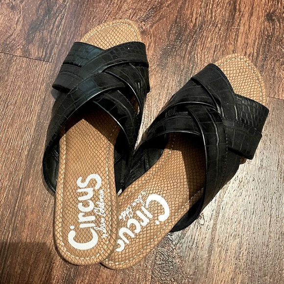 Sam Edelman | Shoes | Black Sam Edelman Leather Slide Sandals | Poshmark